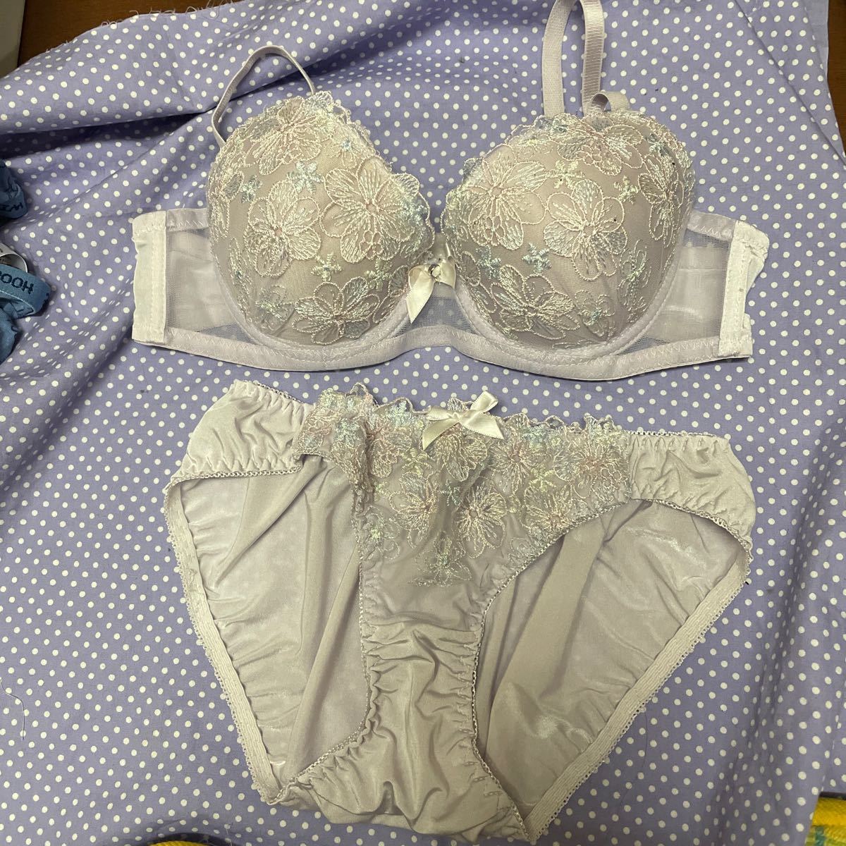 Yahoo!オークション - ブラショーツセット 花柄レースピンクB70