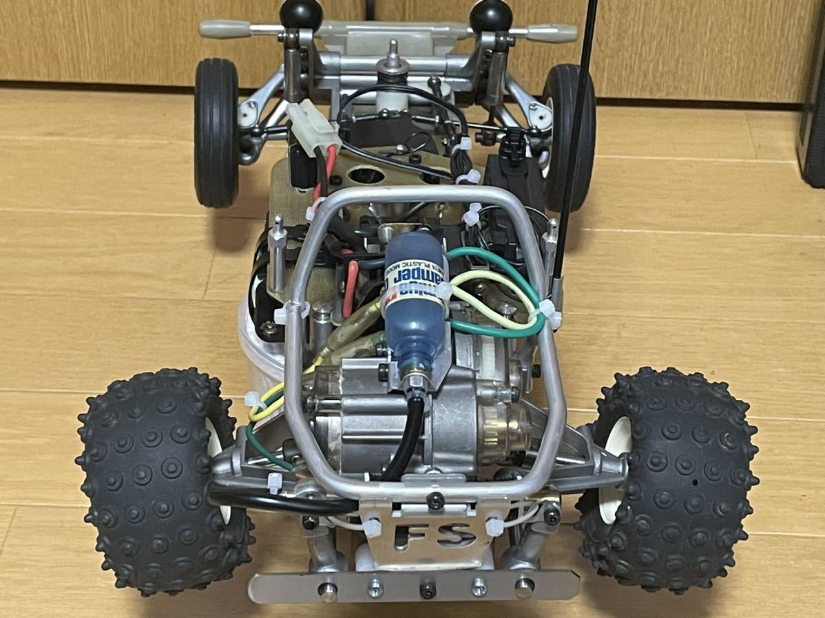 Tamiya fighting buggy that time thing camel battery full Bear full set ...