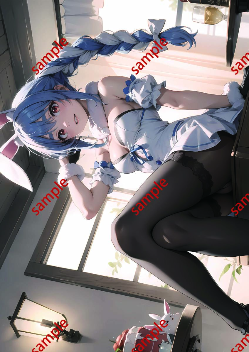 日本代購代標第一品牌【樂淘letao】－ポスター A4サイズ アニメ 同人 高品質 美少女 巨乳 ビキニ ホロライブHololive 兎田ぺこら 125-61