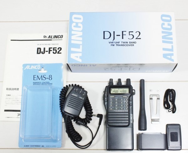 Yahoo!オークション - ALINCO DJ-F52 144/430MHz デュアルバンド 受信...