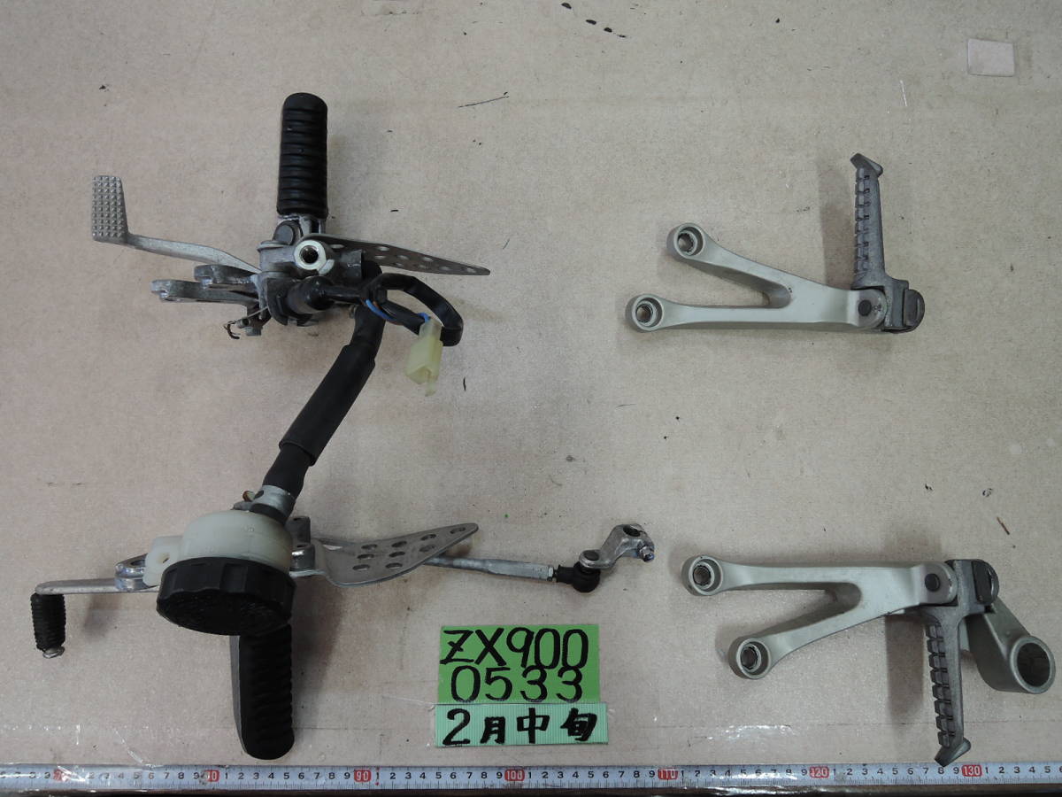 Yahoo!オークション - 0533 ZX900C ZX-9R ステップ左右 140サイズ カワ...