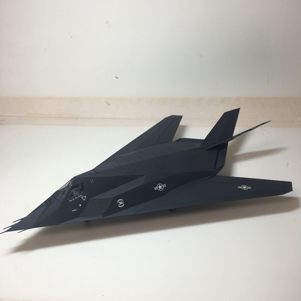 Yahoo!オークション - プラモデル 完成品 1/72 F-117 ナイトホーク ハ...