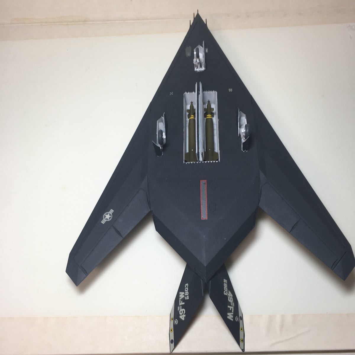 Yahoo!オークション - プラモデル 完成品 1/72 F-117 ナイトホーク ハ...