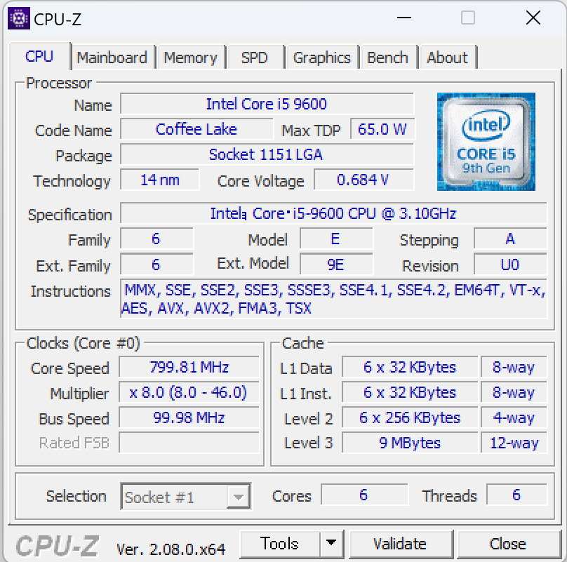 Yahoo!オークション - Core i5-9600 3.10GHz