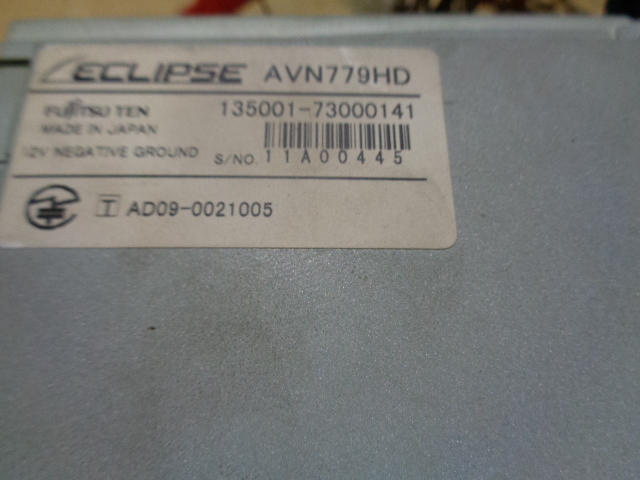 Yahoo!オークション - [B26] イクリプス AVN779HD HDDナビ CD/DVD/AM/F...