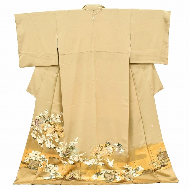 リサイクル着物 色留袖 中古 正絹 仕立て上がり 訪問着仕立て 一 リサイクル着物 色留袖 中古 正絹 仕立て上がり 訪問着仕立て 一