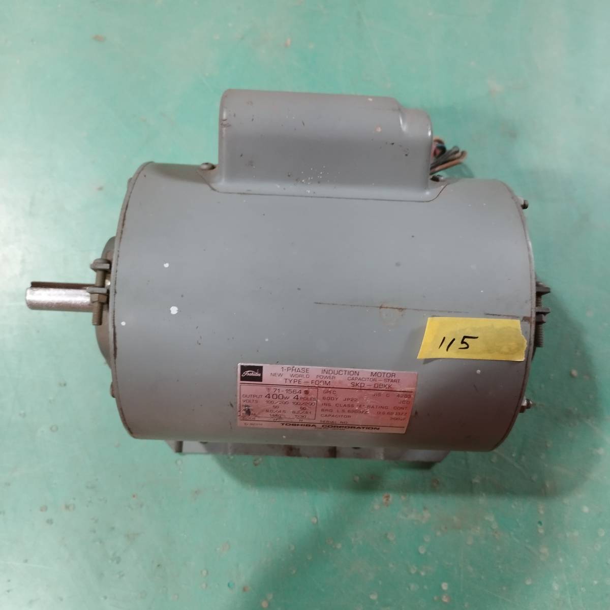 Yahoo!オークション - 整備済み 東芝 TOSHIBA モーター 0.4kw×4P SKD...