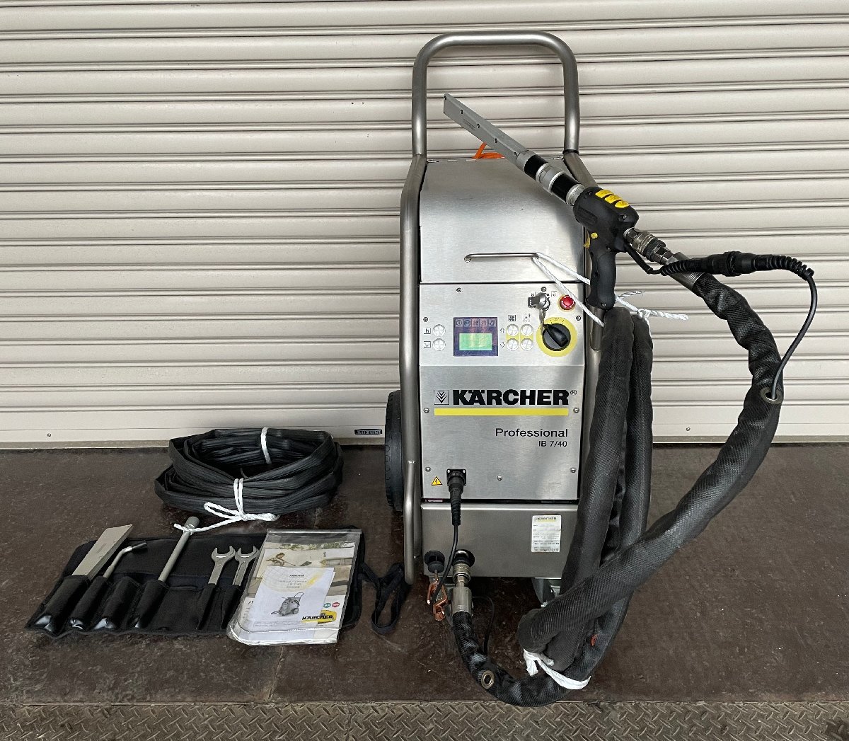 M Karcher(ケルヒャー)/ドライアイスブラスター/IB 7/40 /2018年製/100V/ガンホース・エアホース・ノズル3種類・取扱説明書付属/動作品-高壓清洗機–日本Yahoo ...