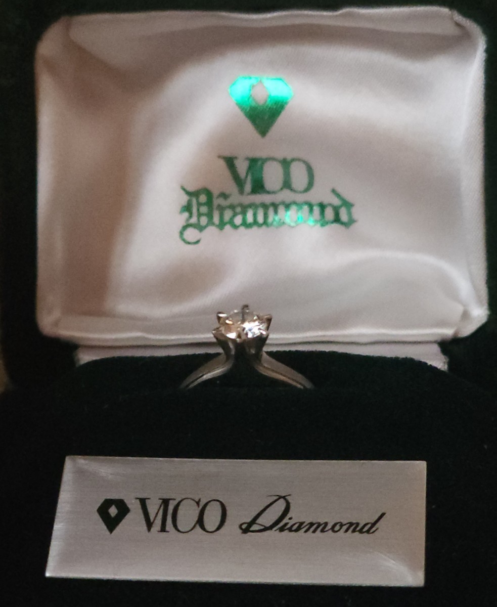 Yahoo!オークション - 【稀少】 天然ダイヤモンド指輪 0.55ct ダイヤモ...