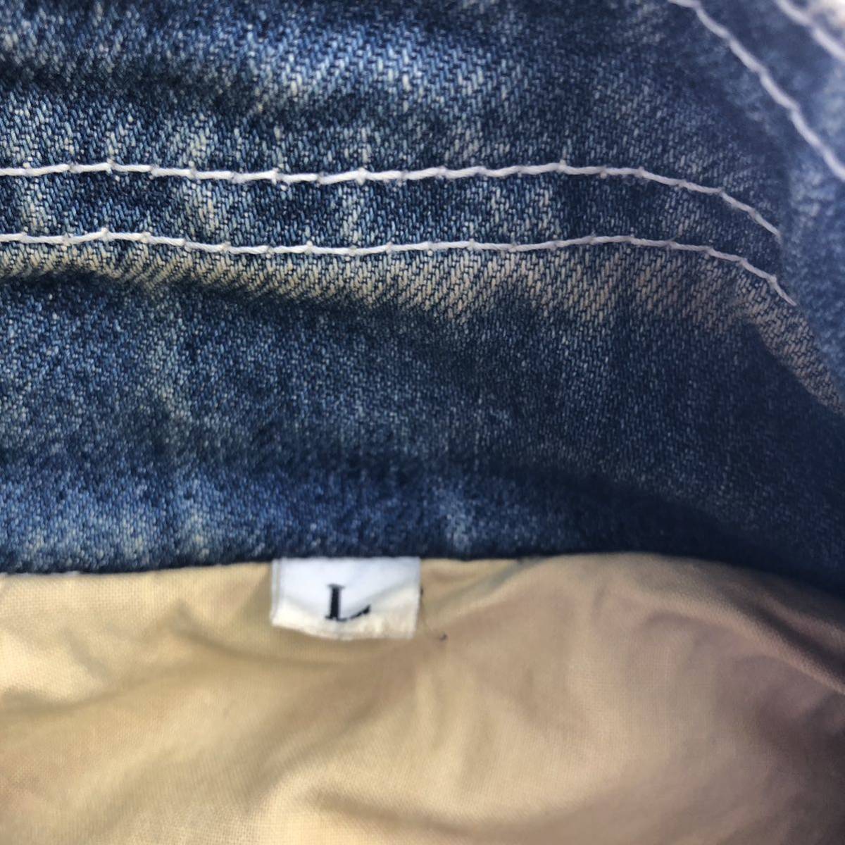 Yahoo!オークション - 80s 90s bobson デニムジャケット L Gジャン ビ...