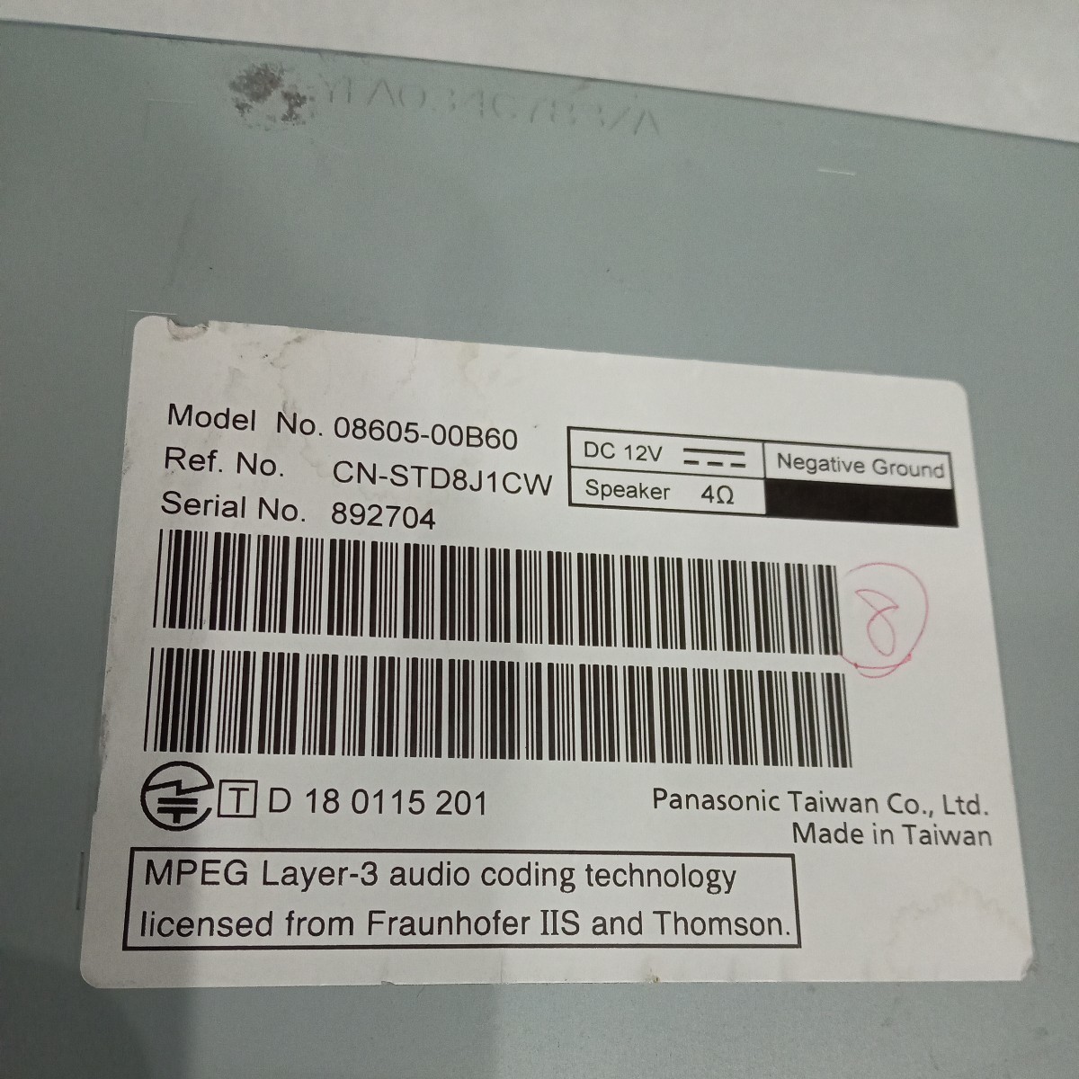 Yahoo!オークション - TOYOTA トヨタ NSCN-W68 08605-00B60 CN-STD8J1C...