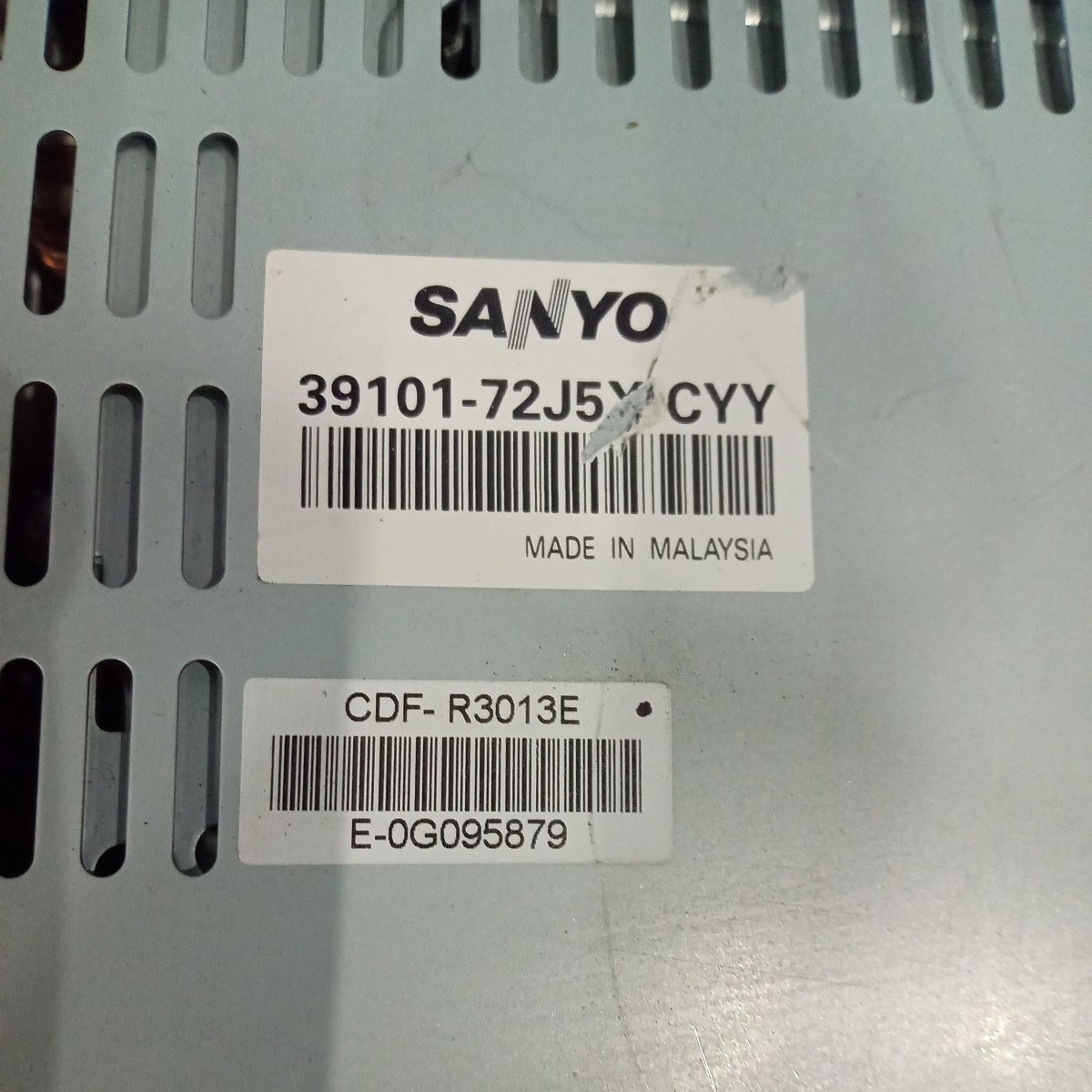 Yahoo!オークション - SANYO サンヨー 39101-72J5X-CYY CDF-R3013E 動...