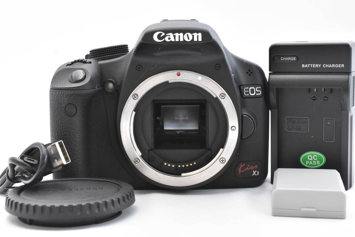 Yahoo!オークション - CANON EOS KISS X3 バッテリー付き キヤノン（t5...