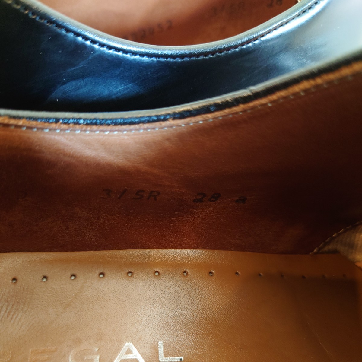 Yahoo!オークション - リーガル 315R ストレートチップ ビジネスシュー...