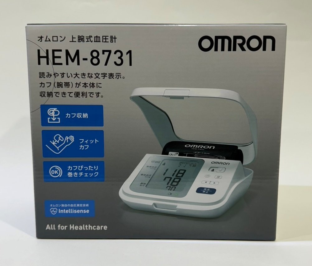 Yahoo!オークション - 新品未使用 オムロン/omron 上腕式血圧計 HEM-87...