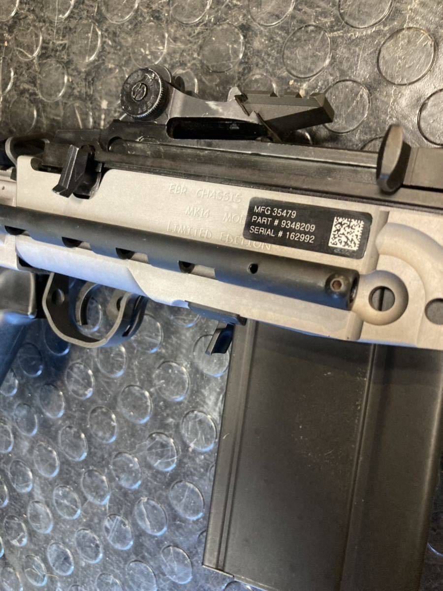 Yahoo!オークション - M14 EBR Mk14 mod0 G&P マルイ 電動ガン 実物Tan...