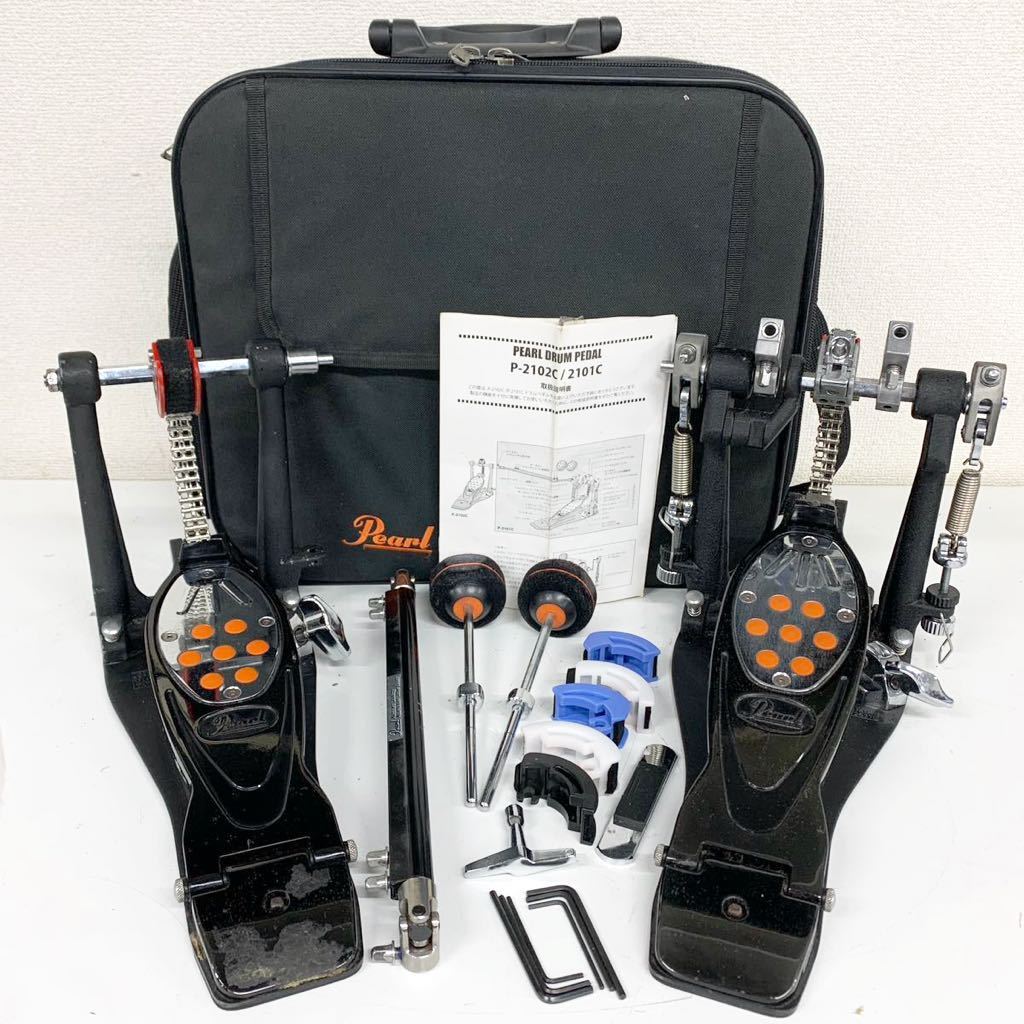 Yahoo!オークション - 【O-3】 Pearl P-2102C Eliminator II ツインペ...