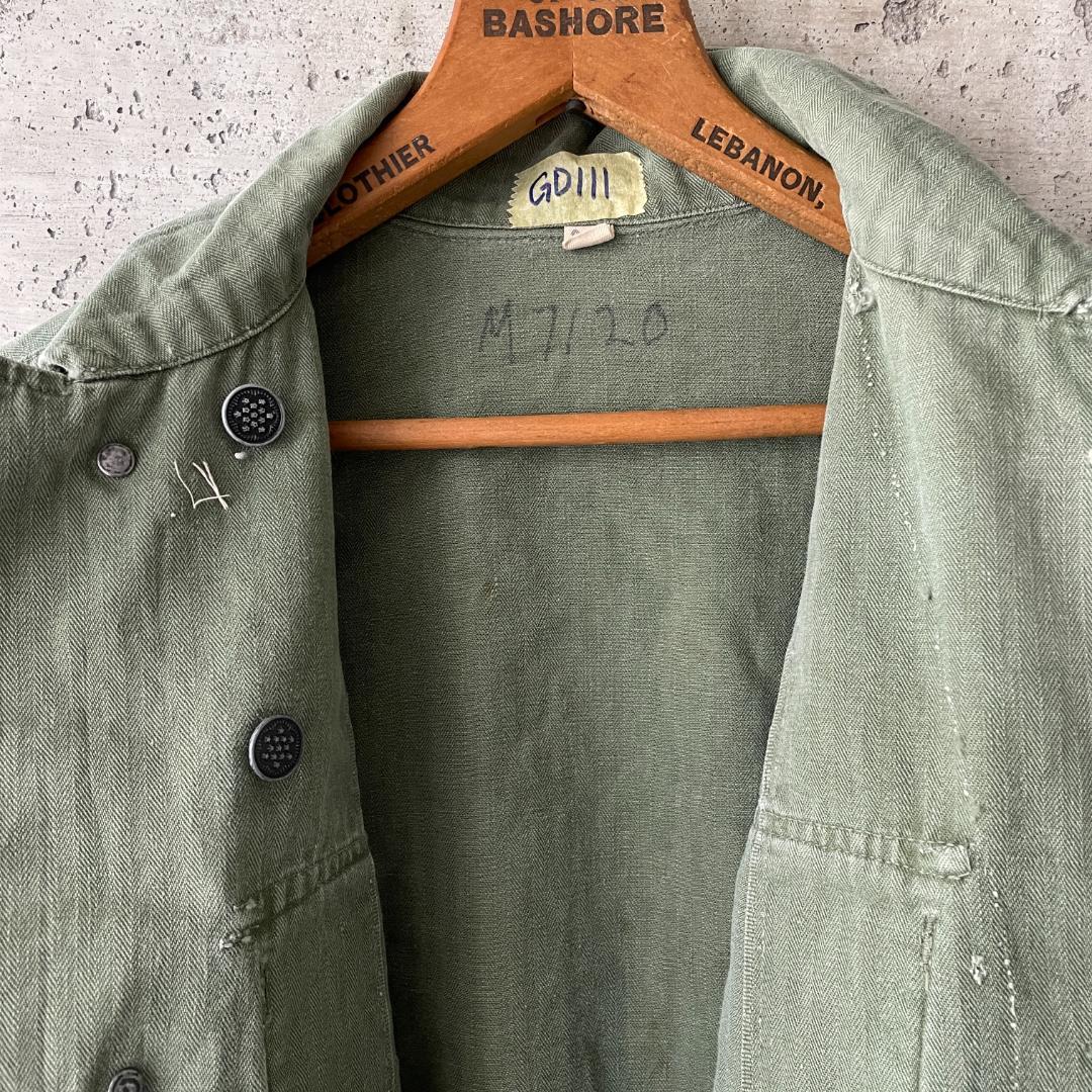 Yahoo!オークション - GD111 アメリカ軍 US ARMY M43 HBT ユーティティ...