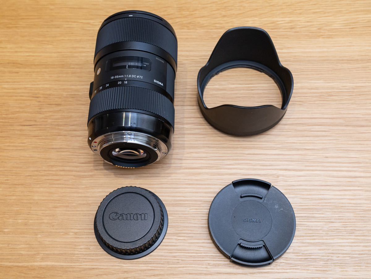 Yahoo!オークション - SIGMA 18-35mm f1.8 dg hsm art キヤノンEF Canon用