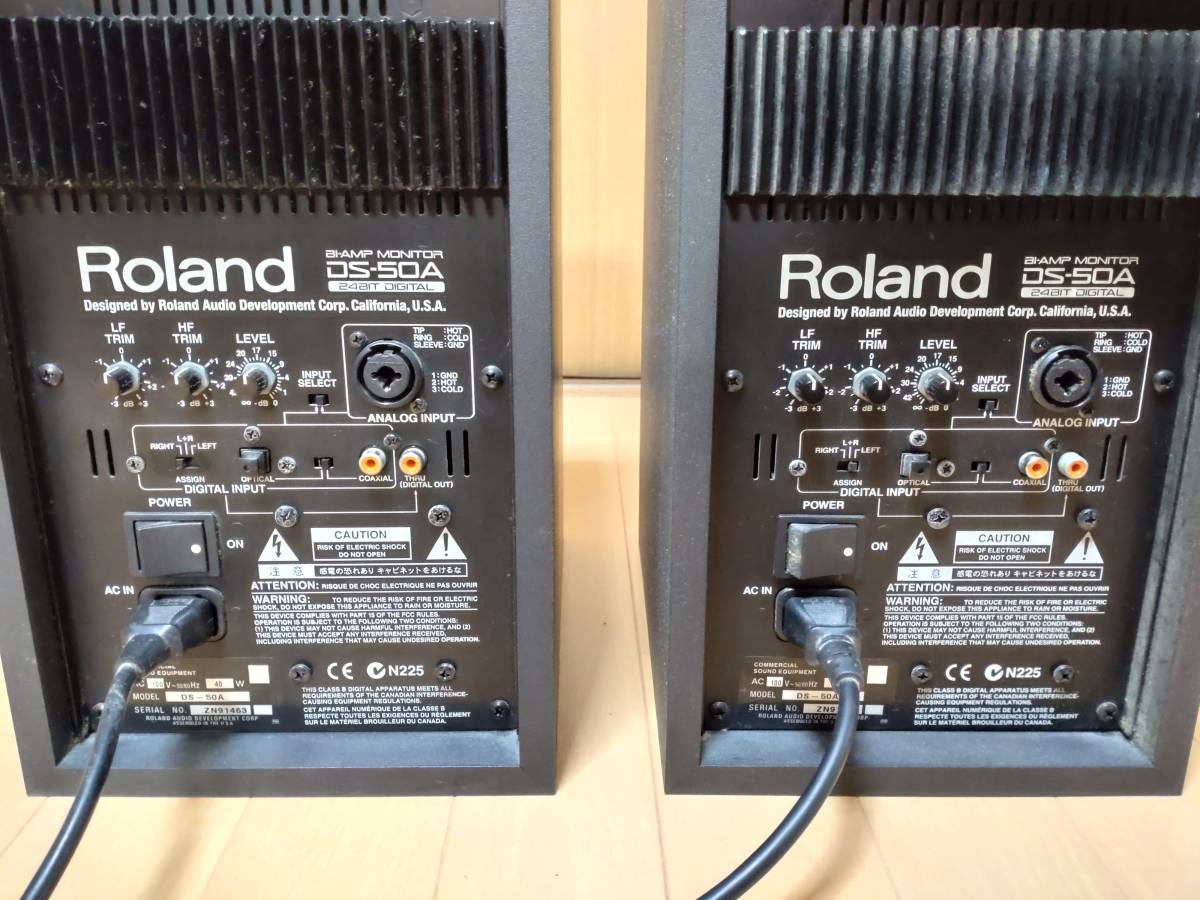 日本代購代標第一品牌【樂淘letao】－【Roland】ローランドDS・50A パワードモニタースピーカーペア 中古ジャンク品