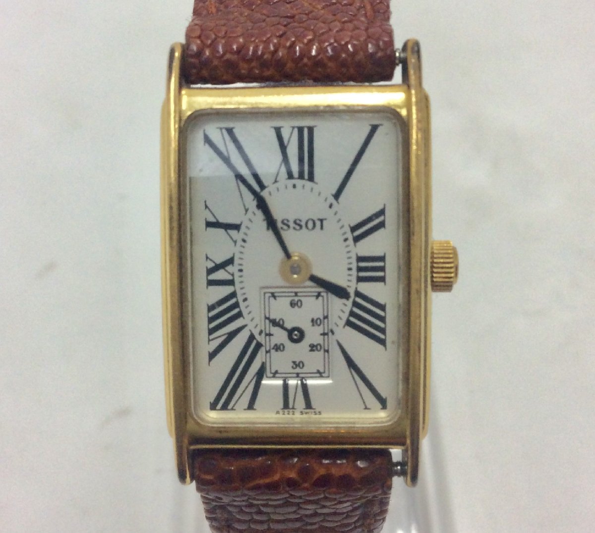 Yahoo!オークション - 【稼働品】TISSOT ティソ A222 クォーツ レディ...