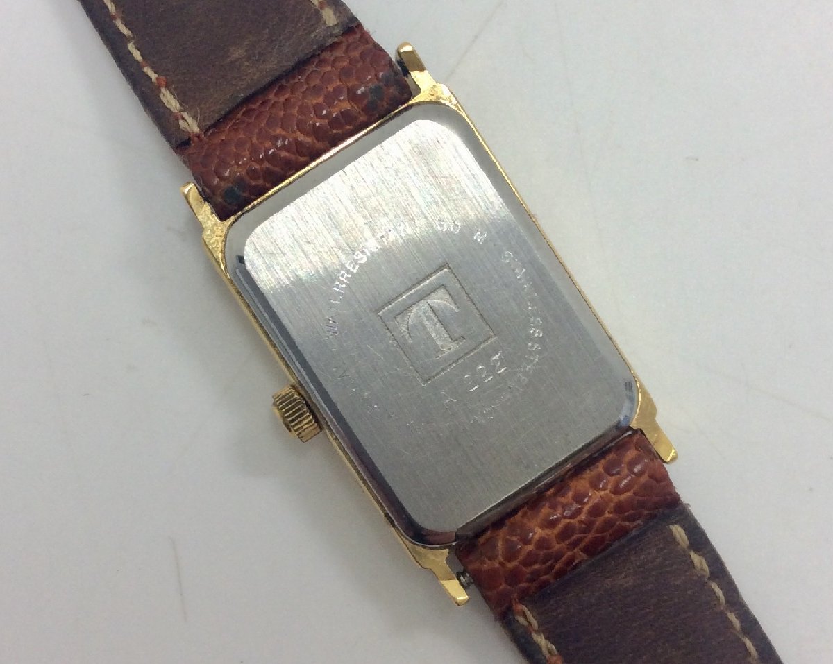 Yahoo!オークション - 【稼働品】TISSOT ティソ A222 クォーツ レディ...