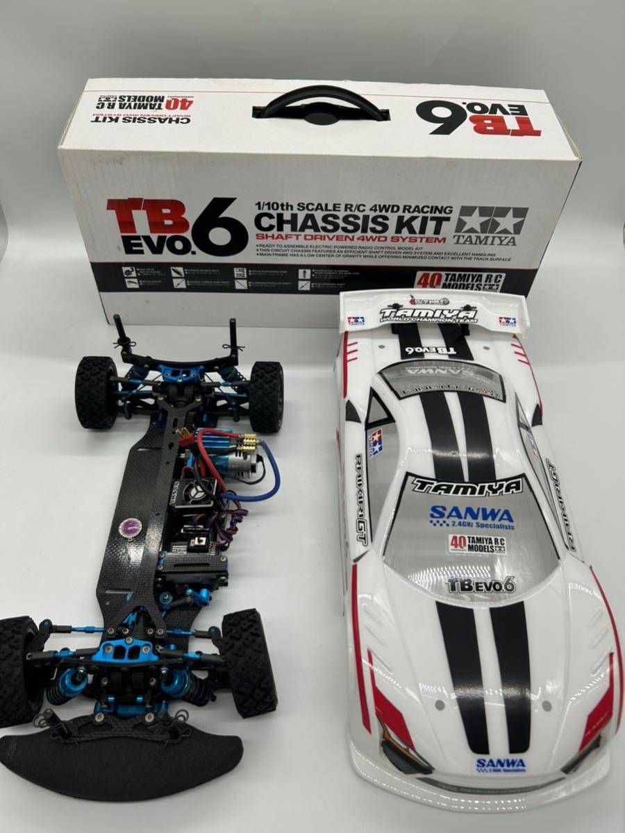 Yahoo!オークション - タミヤ TB evo6シャーシ ラジコン 部品 エンジン...