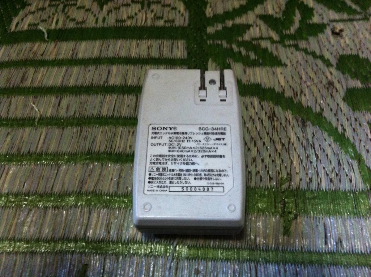 Yahoo!オークション - SONY BCG-34HRE リフレッシュ機能付ニッケル水素...