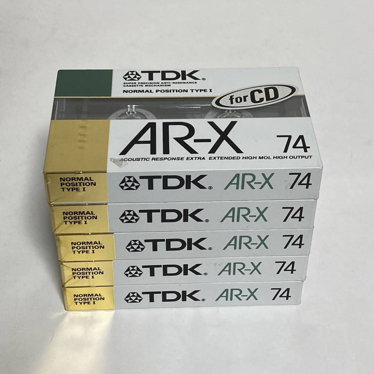 Yahoo!オークション - 【未開封】TDK AR-X 74 5本セット ノーマルポジ...