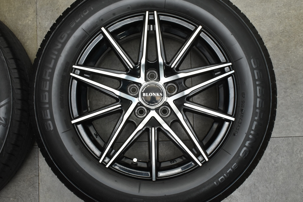 Yahoo!オークション - 【良好品】BLONKS 15in 6J +45 PCD100 ブリヂス...