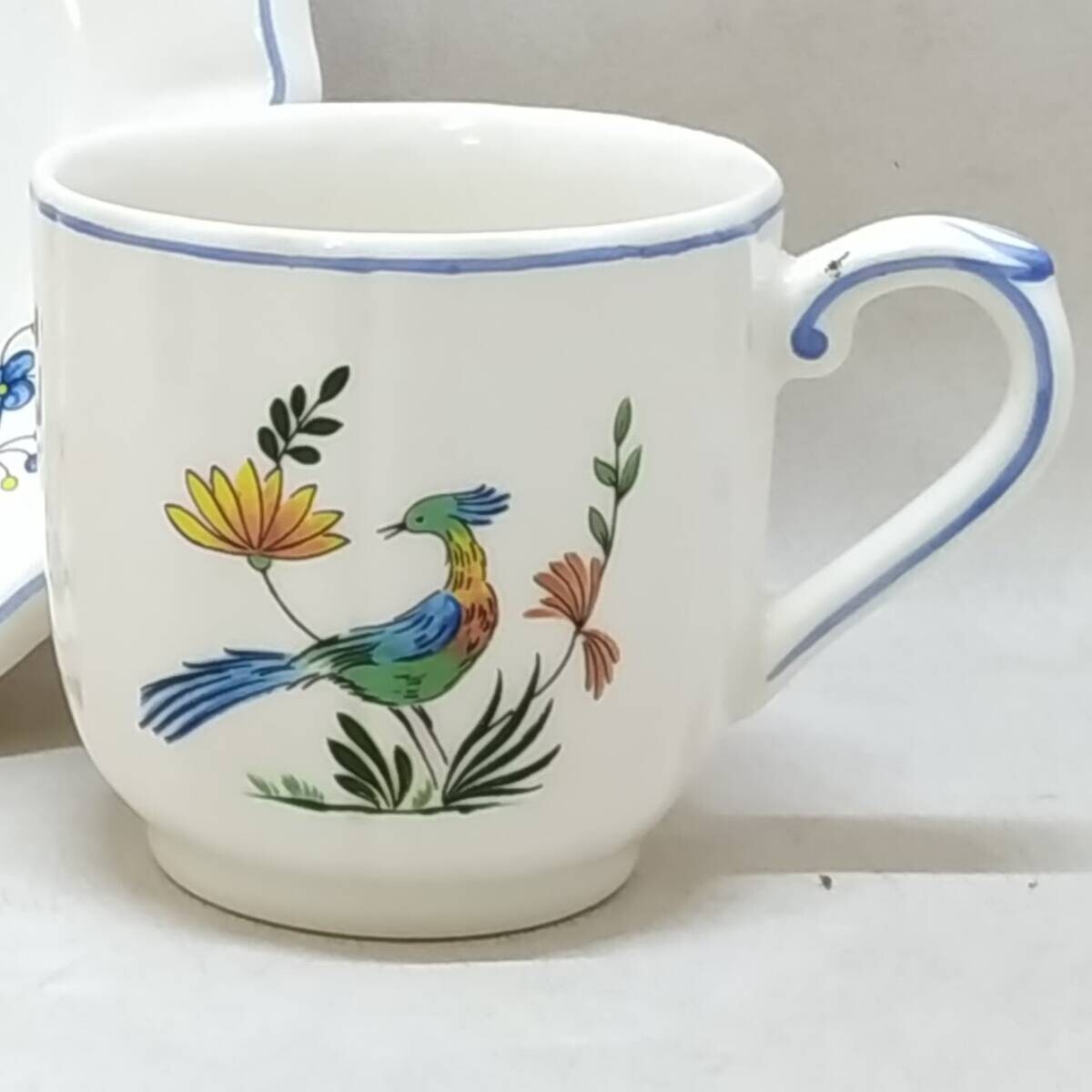 Yahoo!オークション - Gien FRANCE カップ＆ソーサー 2客セット オワ...