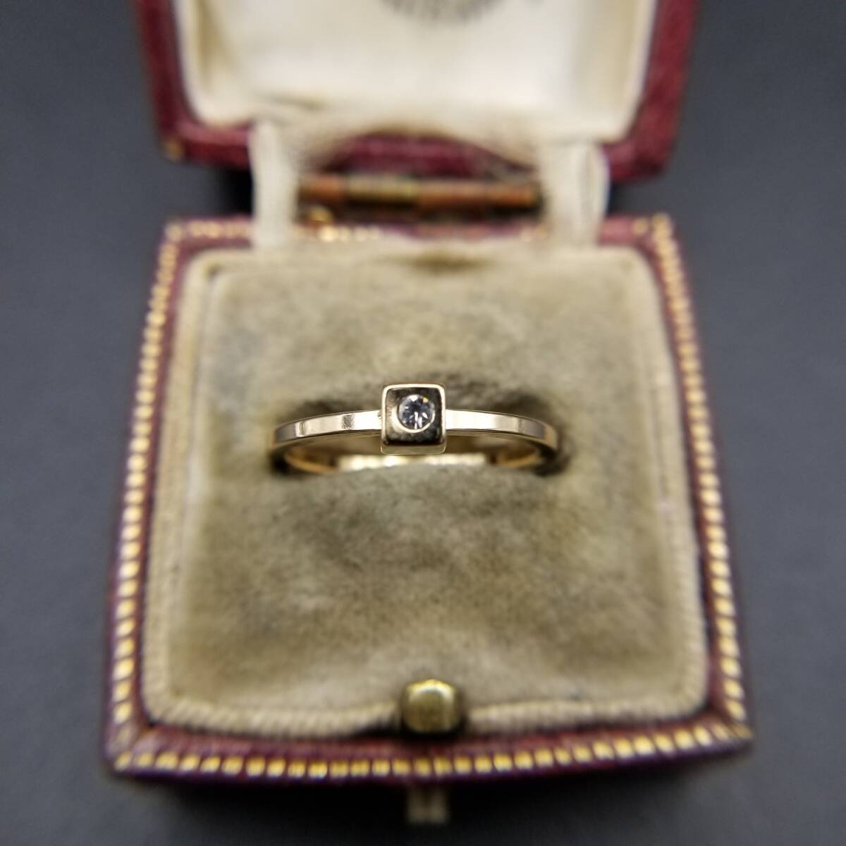 クリア ラウンド ストーン スクエア トップ 細幅 華奢 シンプル ヴィンテージ リング 指輪 ジュエリー 輸入 Y14-I(指輪)｜売買されたオークション情報、yahooの商品情報を ...