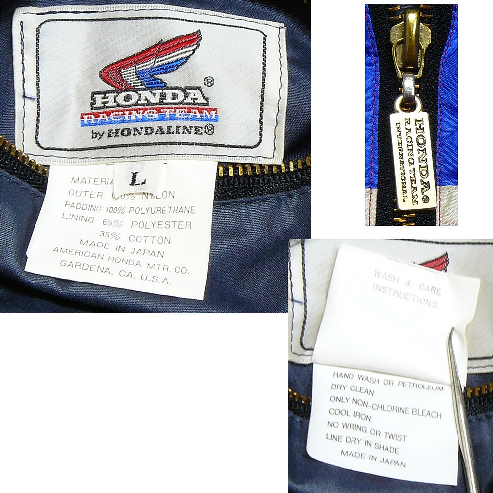 Yahoo!オークション - 希少 HOND ホンダ レーシング チーム ジャケッ...