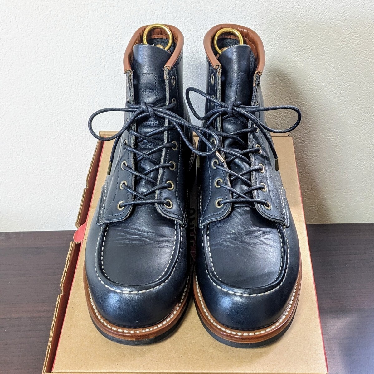 極美品】レッドウィング ネイビーポーテージ 8859 US8 0E 26 0 極美品】レッドウィング ネイビーポーテージ 8859 US8 0E 26 0
