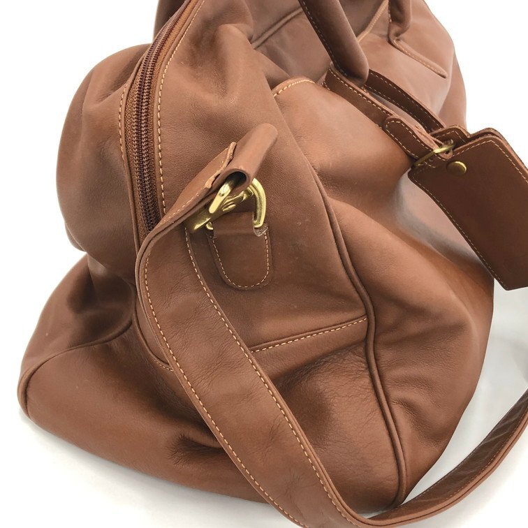 Yahoo オークション Coach コーチ レザー ボストンバッグ B7b 0599【