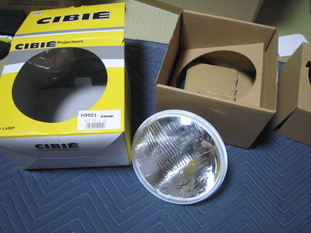 Yahoo!オークション - ヘッドライト CIBIE モト CL-1 白 180サイズ ...