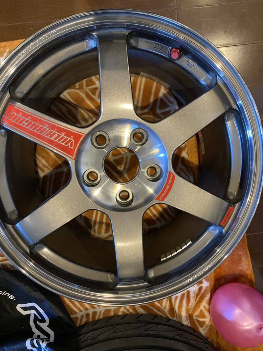 Yahoo!オークション - RAYS レイズ 5H 9.5J +62 FACE2 114.3 TE37 SAGA...