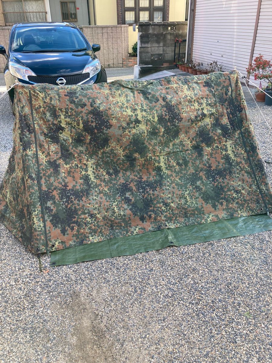 ドイツ軍 パップテント & ポール 前面ファスナー加工済|Yahoo ドイツ軍 パップテント & ポール 前面ファスナー加工済|Yahoo
