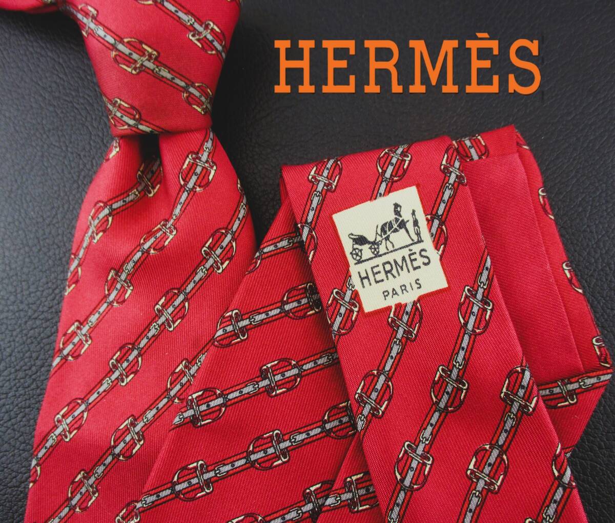 Yahoo!オークション - 【稀少】HERMS／エルメスハイブランドネクタイ ...