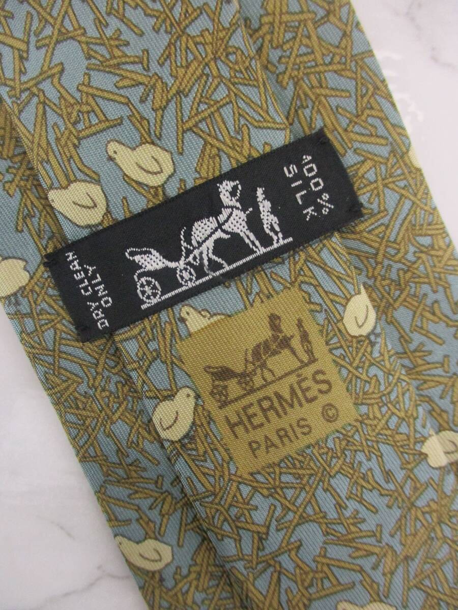 Yahoo!オークション - HERMS／エルメスネクタイ フランス製 アイビーグ...