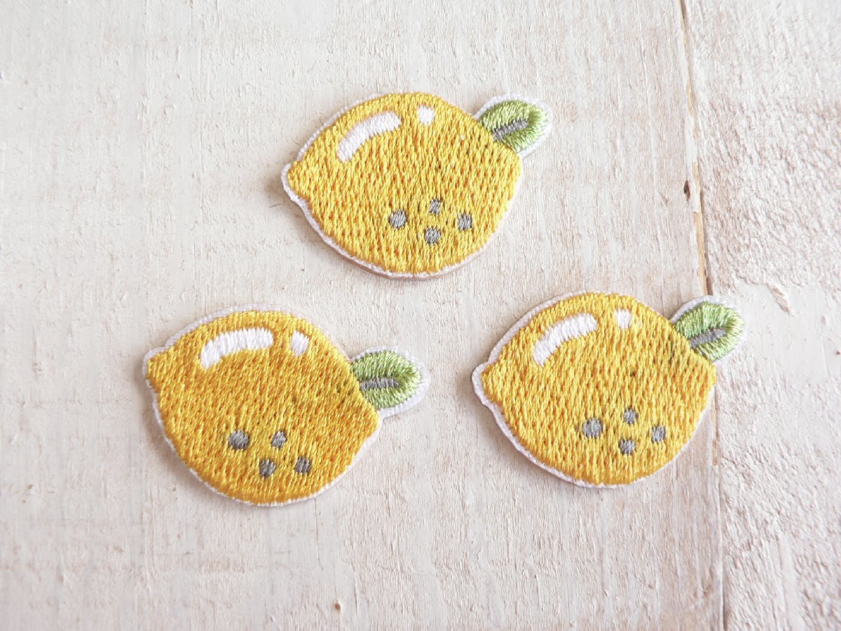 ワッペン レモン アイロンパッチ 3枚セット フルーツ #1504(ワッペン)｜売買されたオークション情報、yahooの商品情報をアーカイブ公開 - オークファン（aucfan.com）