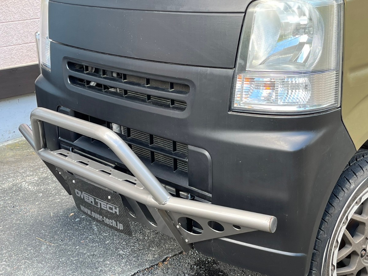 Yahoo!オークション - DA64エブリィ用 ブッシュガードバー新品 焼き付...