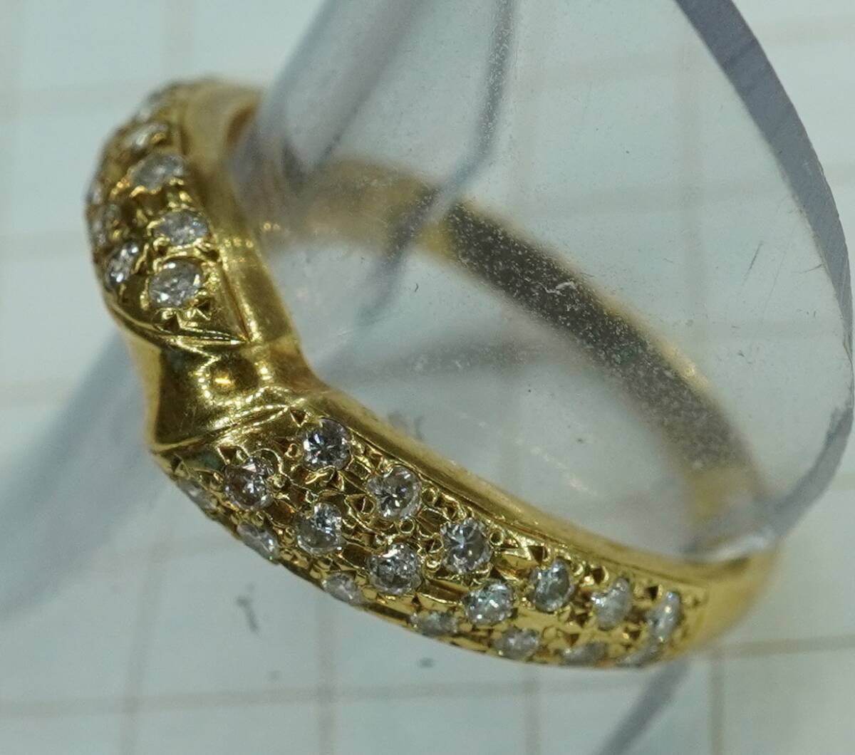 Yahoo!オークション - ダイヤ 0.31ct 11号 K18 大網てんとう虫 G17-544...