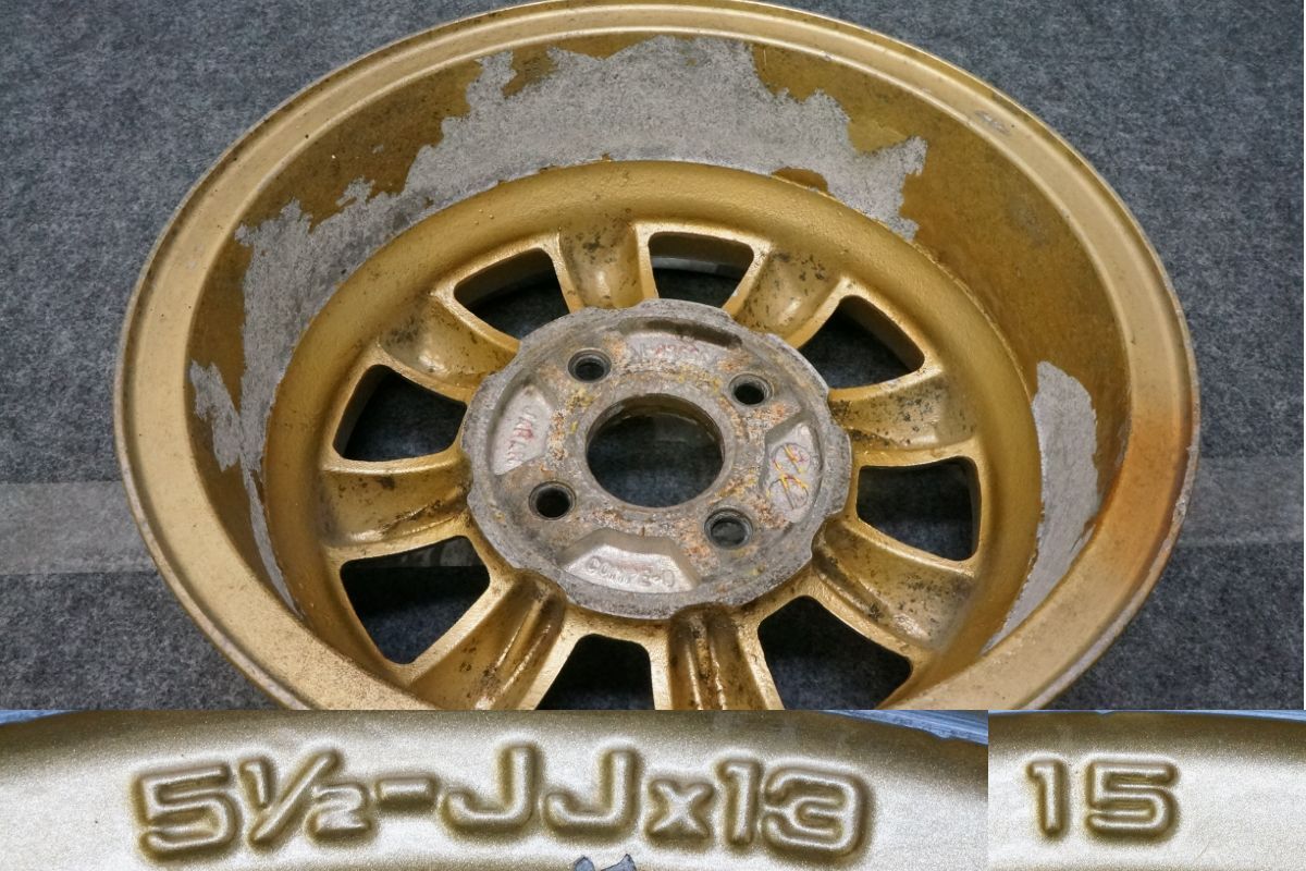 Yahoo!オークション - J 156【希少】エンケイ コンペ8 PCD100 5.5J+15...