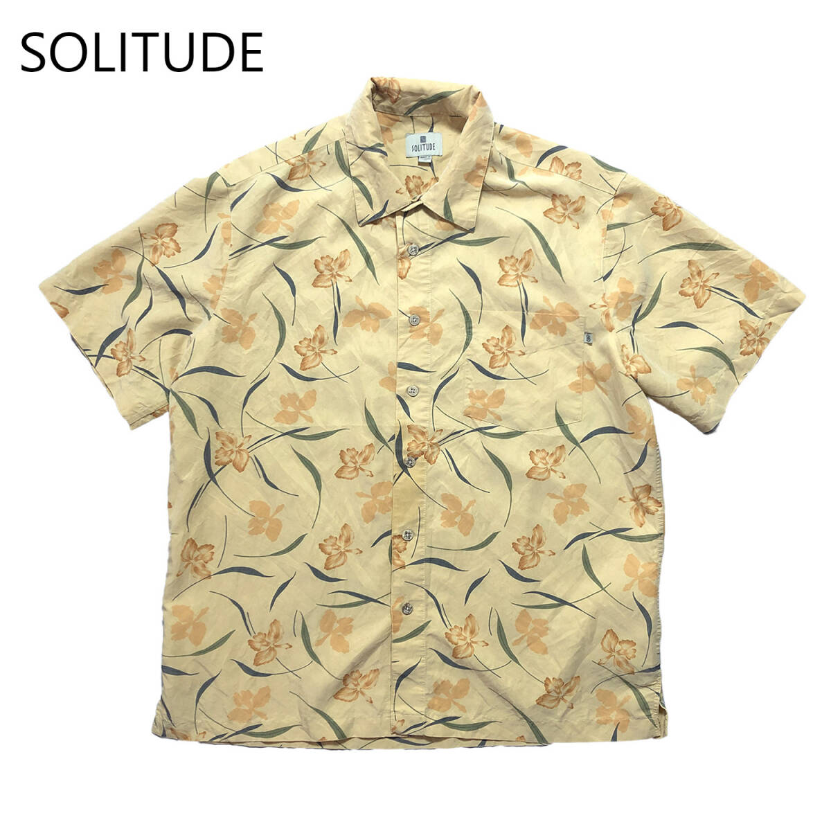 USA 古着 SOLITUDE ヴィンテージ レーヨン/ポリエステル アロハ USA 古着 SOLITUDE ヴィンテージ レーヨン/ポリエステル アロハ