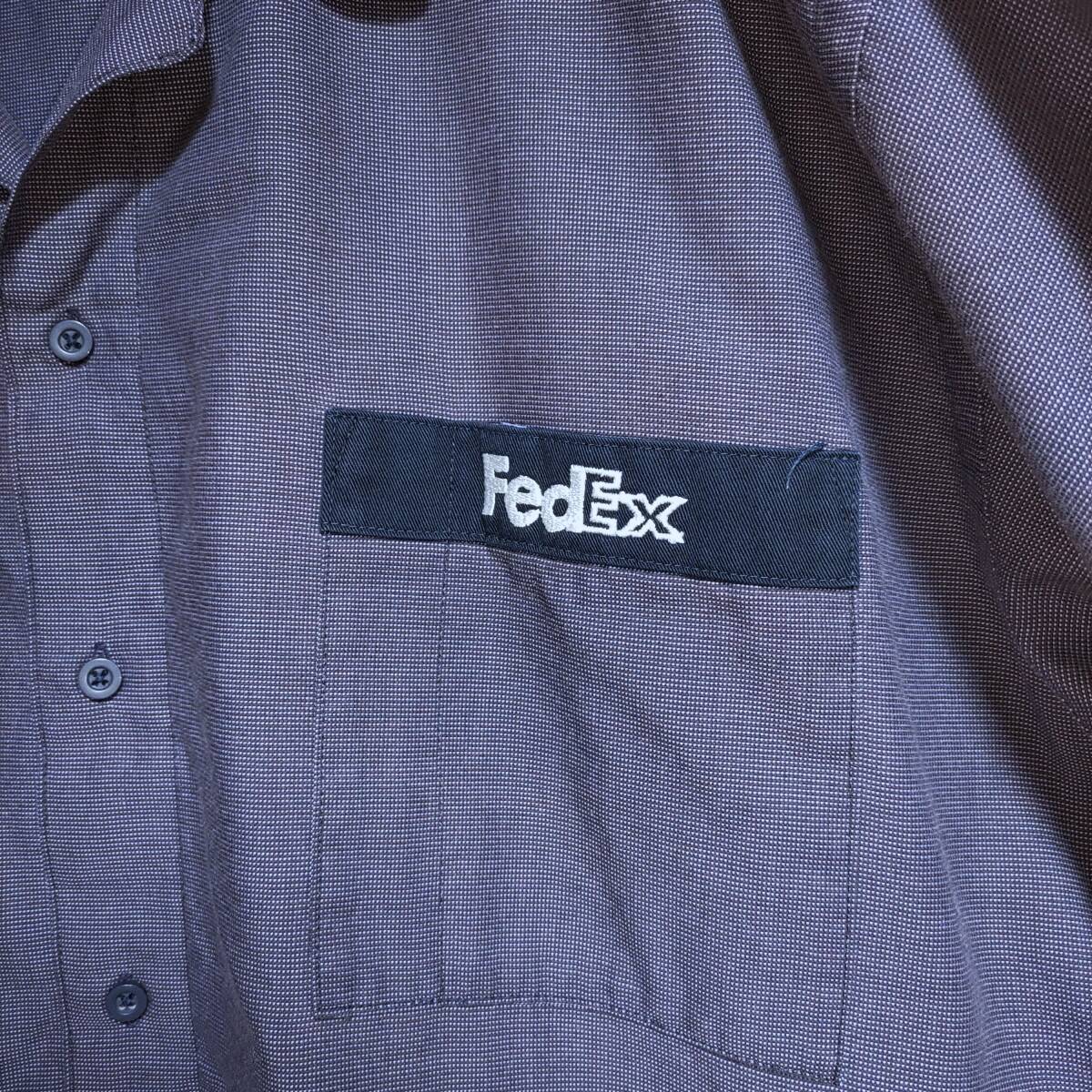 Yahoo!オークション - FedEX 半袖ワークシャツ オーバーサイズ パープ...
