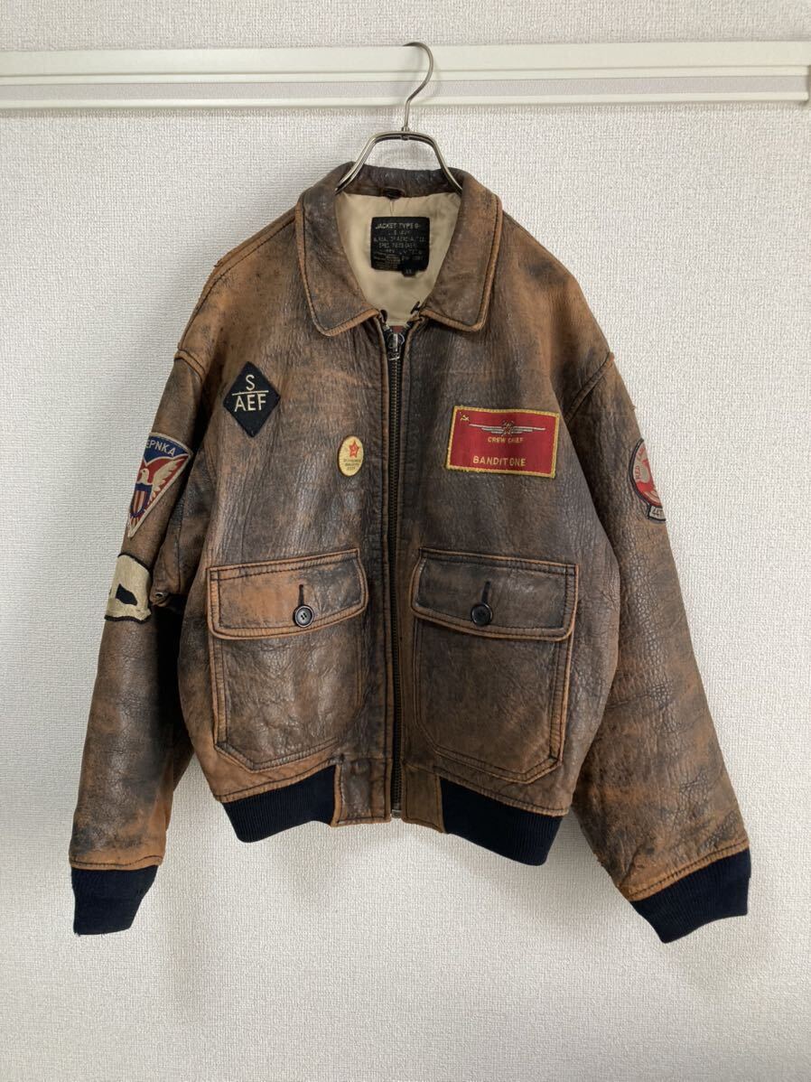 Yahoo!オークション - AVIREX アビレックス G-1 7823 フライトジャケッ...