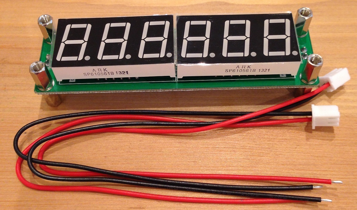 Yahoo!オークション - 6LED 周波数カウンタモジュール 0.1-65MHz（赤...