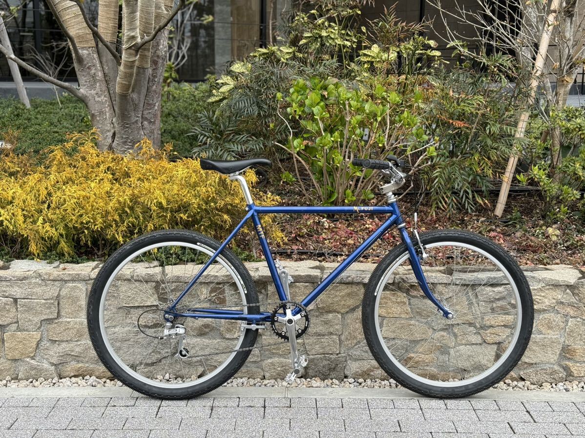 FUJI 日米富士 MTF Mt.fuji OLDMTB クロモリカスタム ブルーラグ BLUELUG SURLY RIVENDELL CRUST(Mサイズ)｜売買されたオークション情報 ...