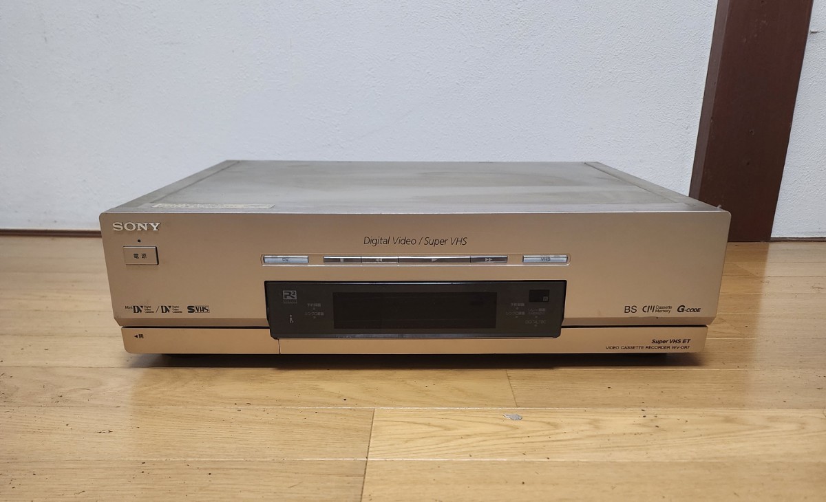 Yahoo!オークション - SONY DV&VHSダブルビデオ WV-DR7 ビデオデッキ ...
